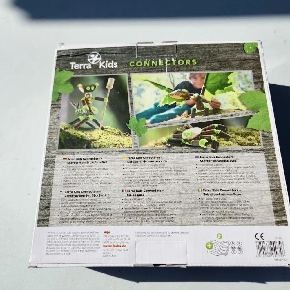 Haba | Toys | Haba Terra Kids Connectors Backyard Nature Craft Kit Stem ...